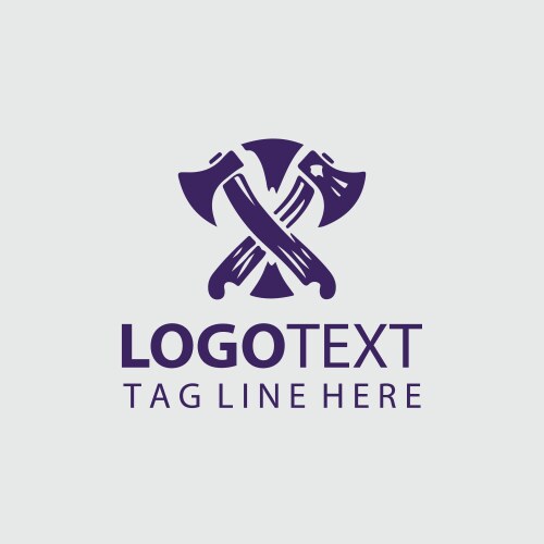 Axe logo Royalty Free Vector Image - VectorStock