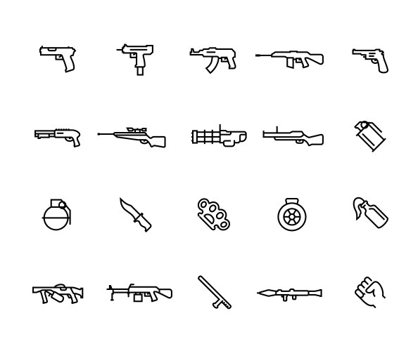 Rpg Weapons Vector Images (over 2,900)