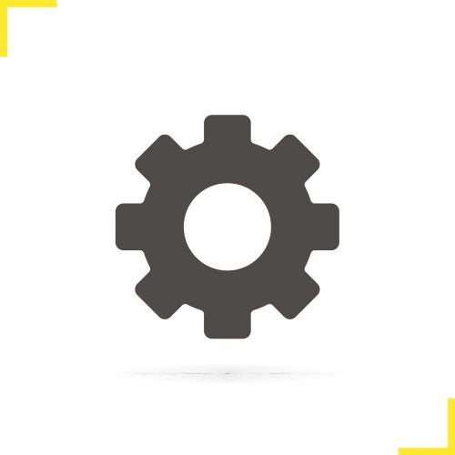 Gear wheels icon Royalty Free Vector Image - VectorStock