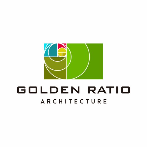 Golden ratio template fibonacci Royalty Free Vector Image
