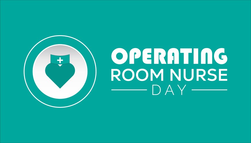 Operating room nurse day Royalty Free Vector Image