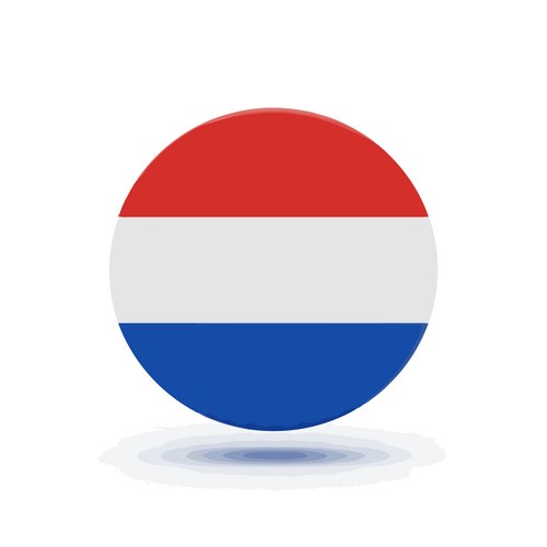 Dutch Tricolor Flag Royalty Free Vector Image - VectorStock