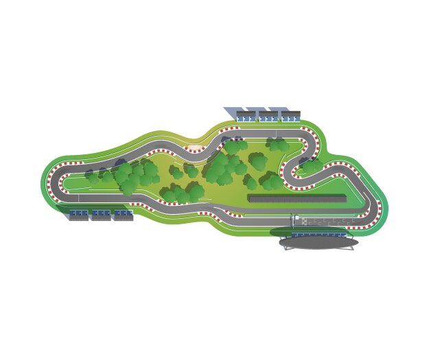 Race Track Top View Vector Images (over 870)