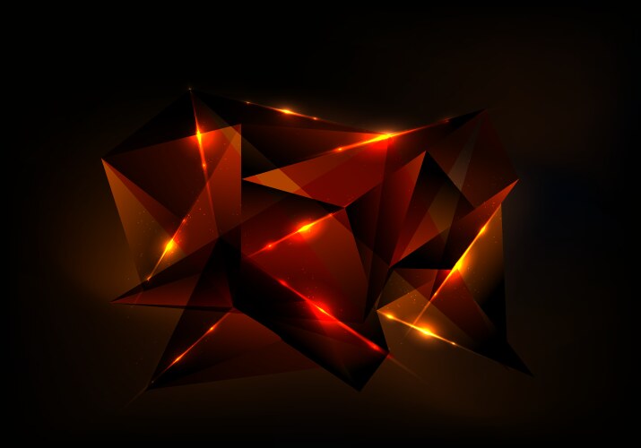 Abstract geometric triangle low polygon simple Vector Image Abstract geometric triangle low polygon simple Vector Image