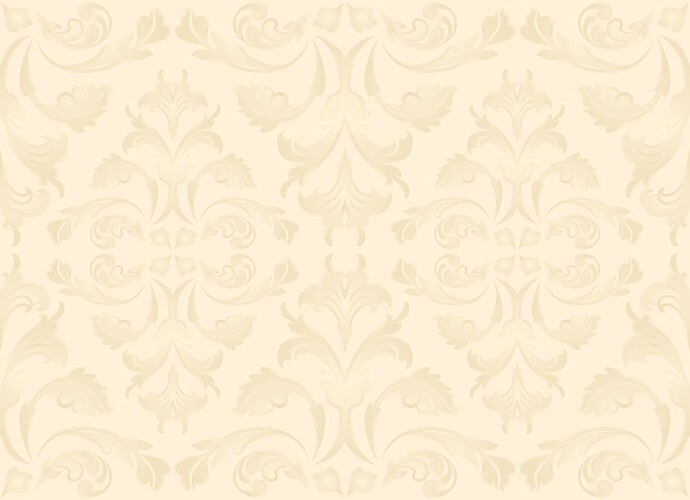 Abstract beige floral seamless background Vector Image