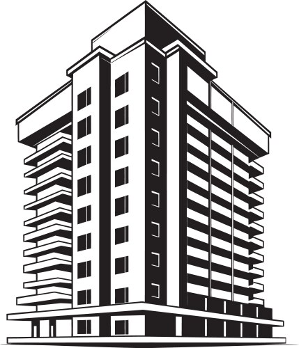 Architectural Drawing Building Elevation Plan Vector Images (over 180)