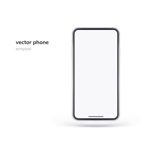 Modern smartphone isolated mobile phone Royalty Free Vector