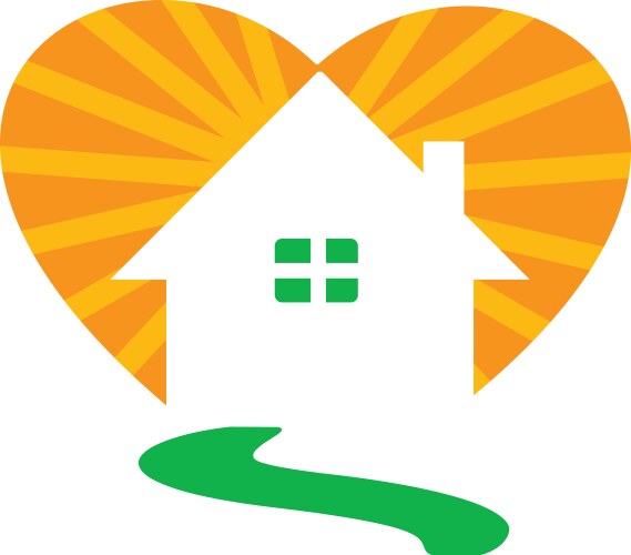 Heart Home Logo Vector Images (over 15,000)