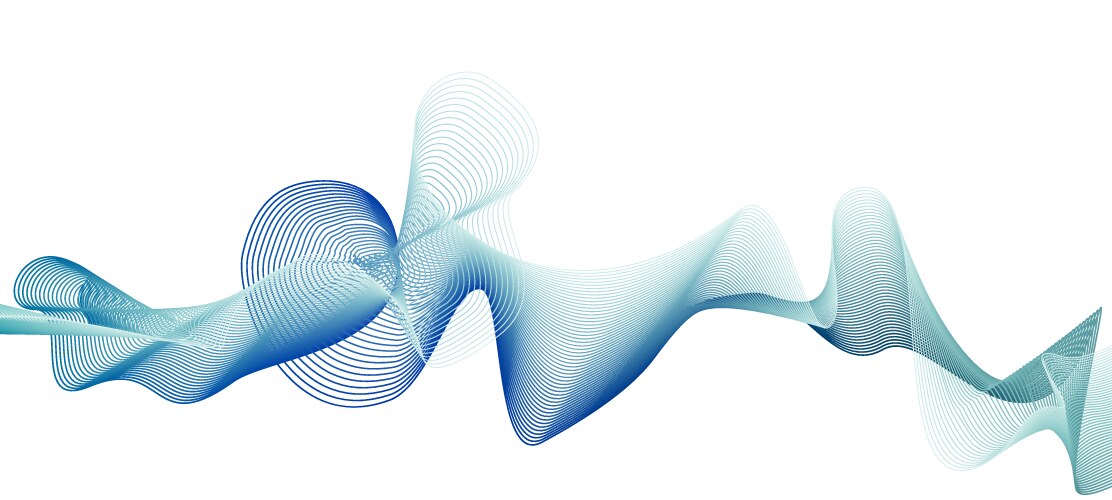 Red yellow wave pattern subtle squiggle lines Vector Image