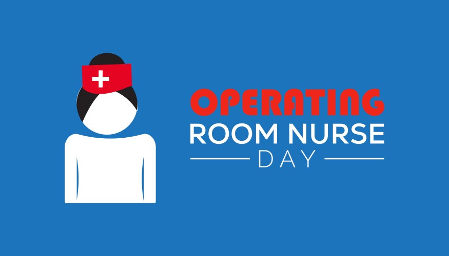 Operating room nurse day Royalty Free Vector Image