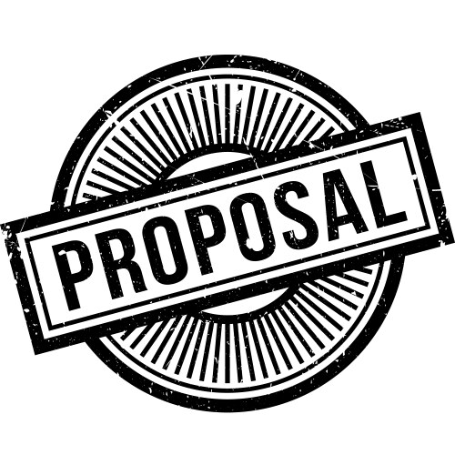 Proposal rubber stamp Royalty Free Vector Image