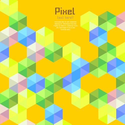 Abstract modern pixel background Royalty Free Vector Image