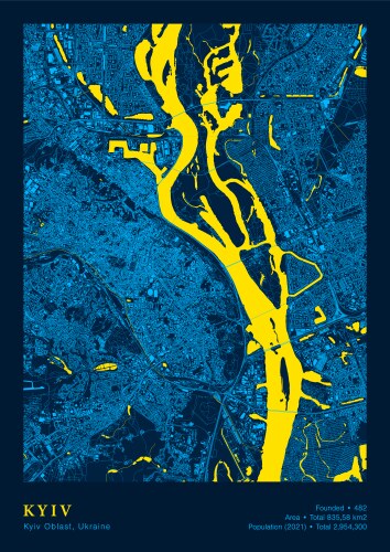 Kiev Map City Vector Images (over 450)