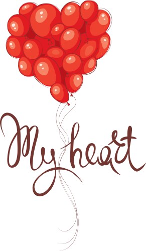 Pink realistic paper hearts circle frame Vector Image