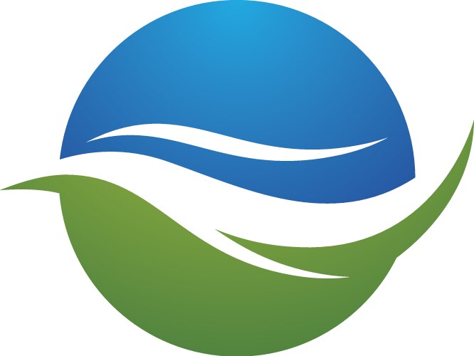 Wave logo Royalty Free Vector Image - VectorStock