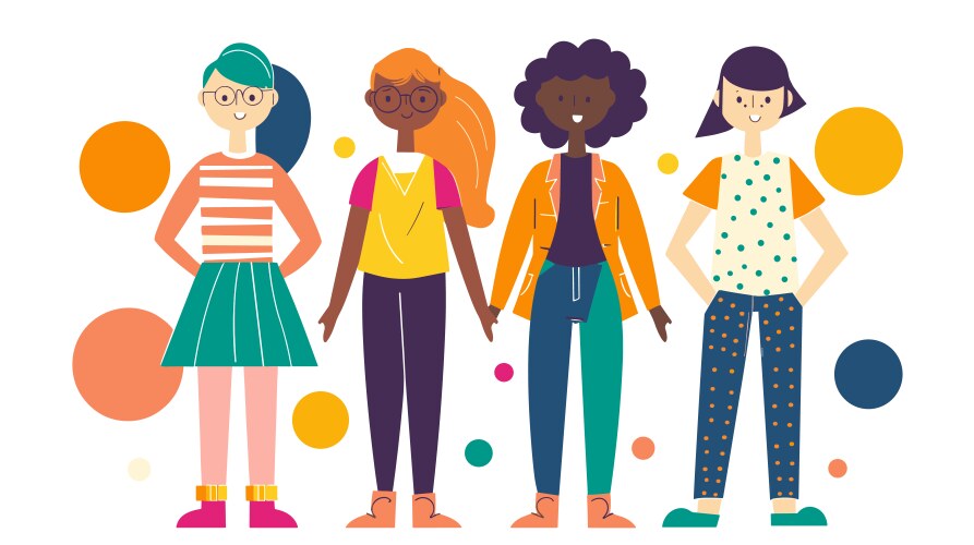 Diverse Women Vector Images (over 20,000)
