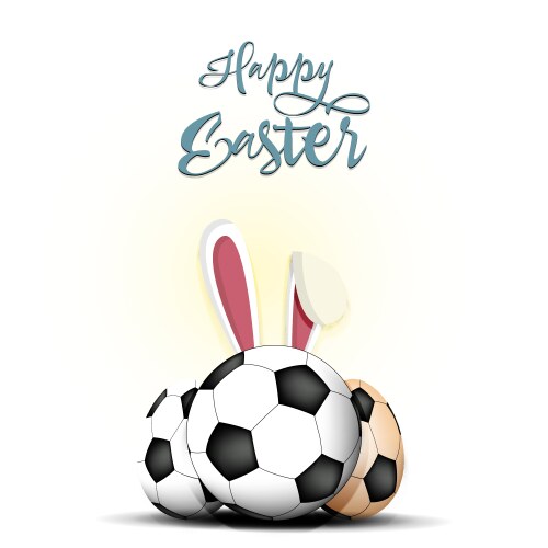 Cartoon soccer ball character Royalty Free Vector Image