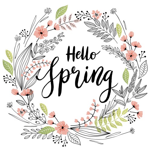 Hello Spring Vector Images (over 15,000)