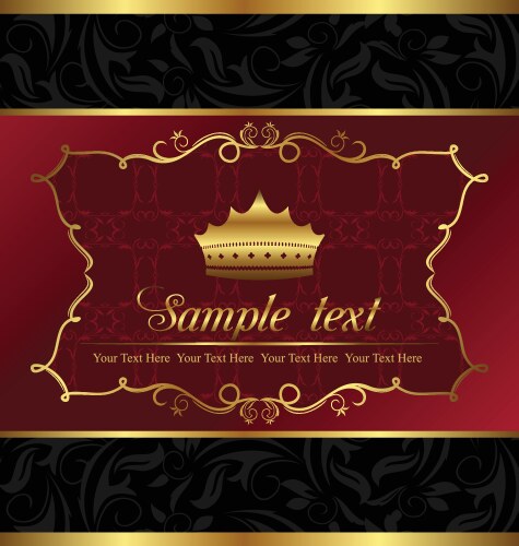 Royal background Royalty Free Vector Image - VectorStock