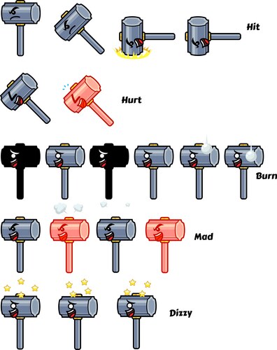 Shooting Sprite Vector Images (over 100)