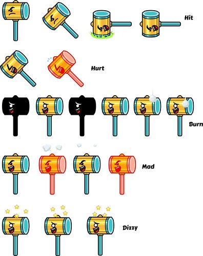 Shooting Sprite Vector Images (over 100)