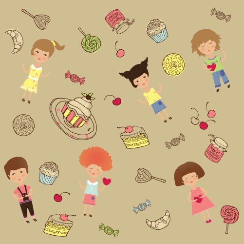 Cartoon Sweets Vector Images (over 570,000)