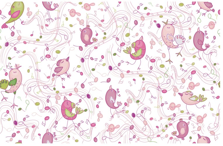 Seamless cute pattern of butterflies Royalty Free Vector