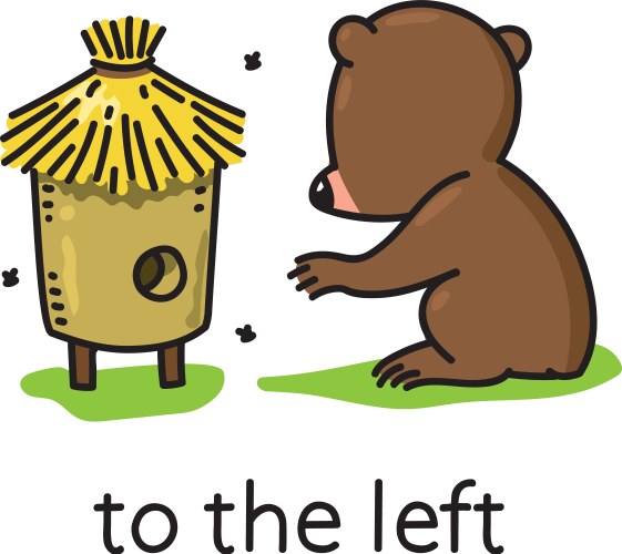 Preposition for Kids Vector Images (over 830)