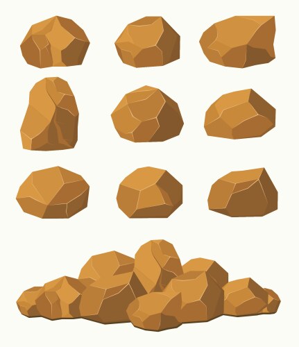 Rocks Vector Images & Graphics for Commercial Use | VectorStock