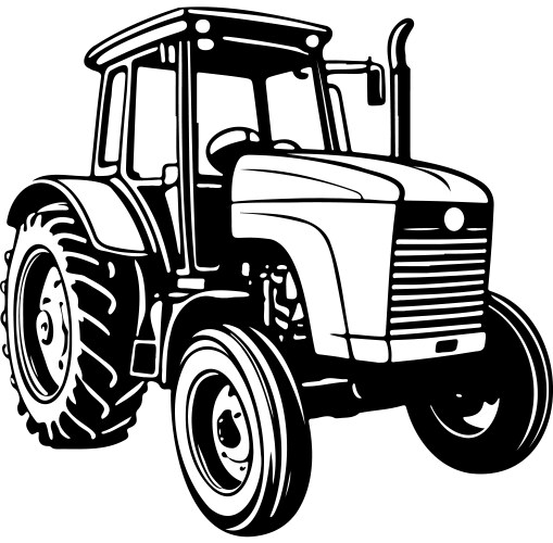 Tractor Outline Vector Images (over 13,000)