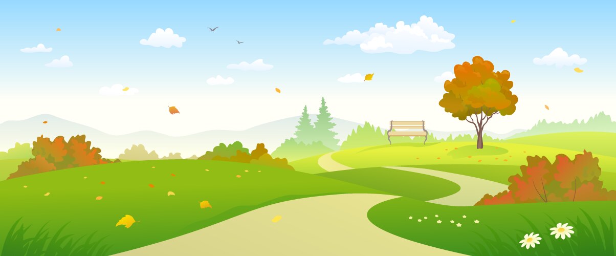 Path to wild dark forest Royalty Free Vector Image