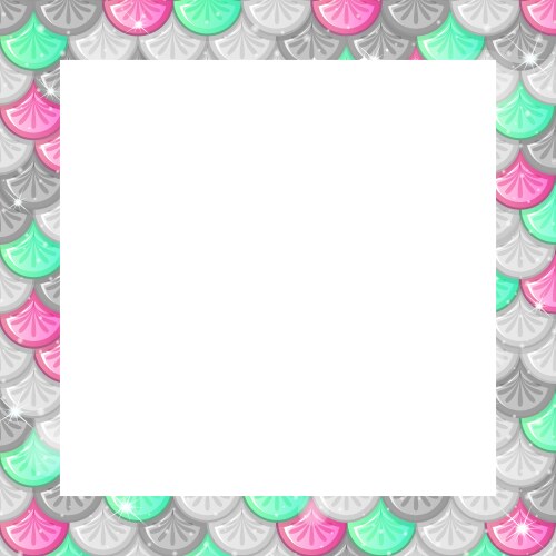 Six colorful fish detailed scales Royalty Free Vector Image