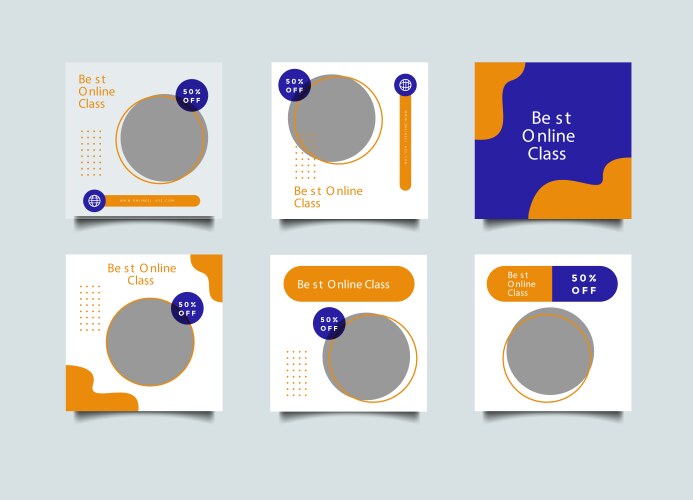 Online class for home education Royalty Free Vector Image