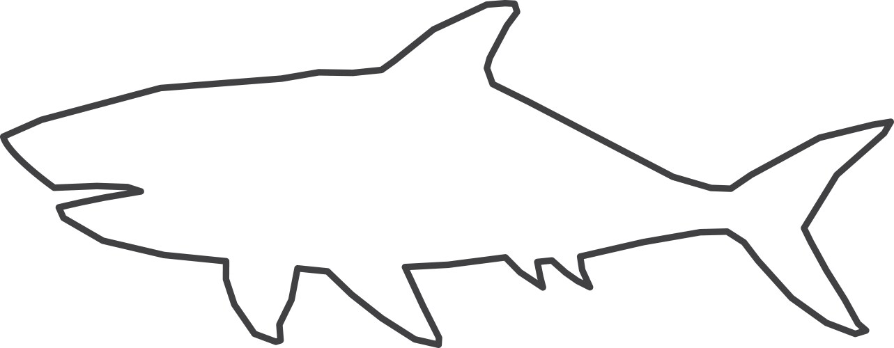 Shark Outline Vector Images (over 6,500)
