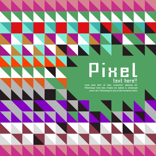 Abstract modern pixel background Royalty Free Vector Image