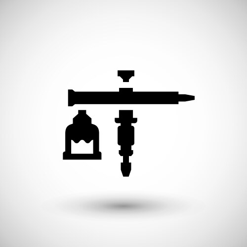 Spray gun icon Royalty Free Vector Image - VectorStock