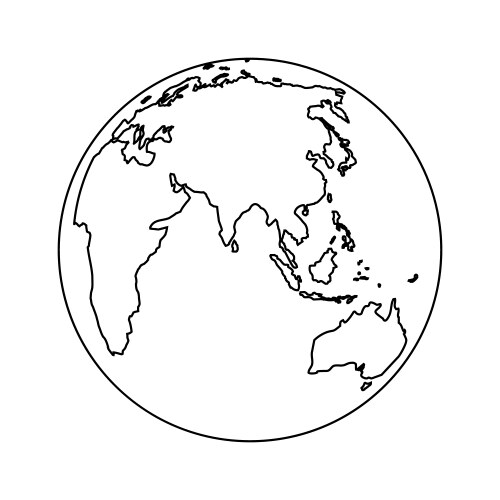 Planet Earth Outline Vector Images (over 52,000)