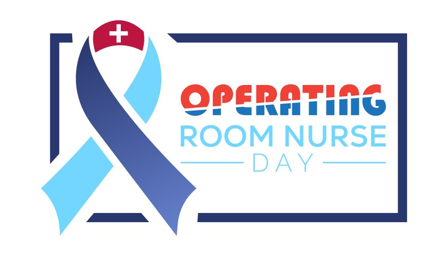 Operating room nurse day Royalty Free Vector Image