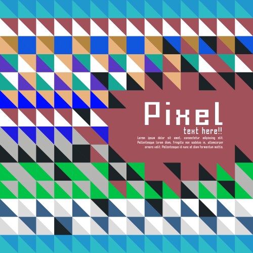 Abstract modern pixel background Royalty Free Vector Image