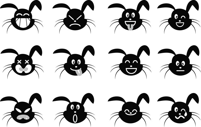 Cartoon Rabbit Eye Vector Images (over 3,600)