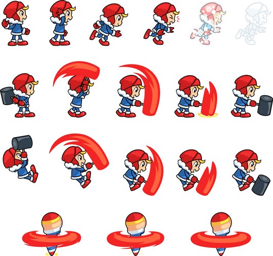 Attack Sprites Vector Images (over 340)