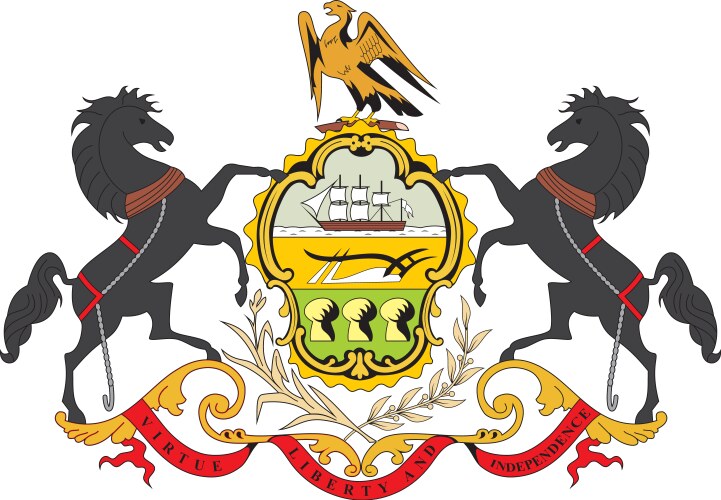 Somerset county coat-of-arms Royalty Free Vector Image