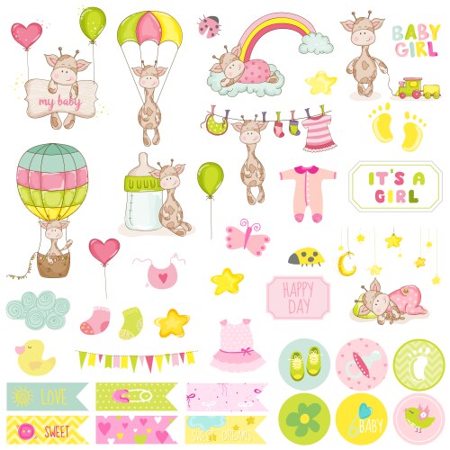 Scrapbook Stickers Vector Images (over 18,000)