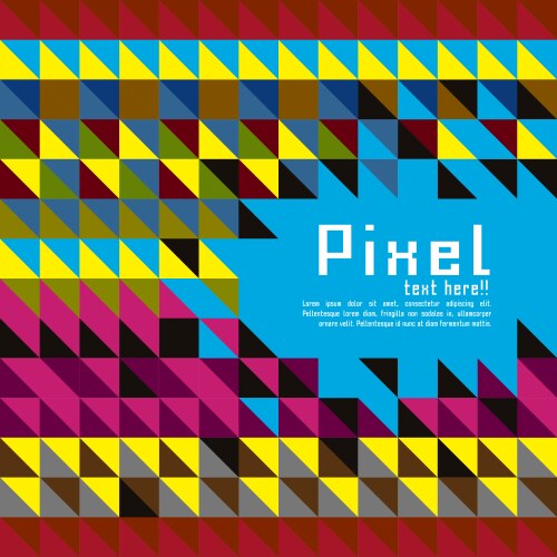 Abstract modern pixel background Royalty Free Vector Image