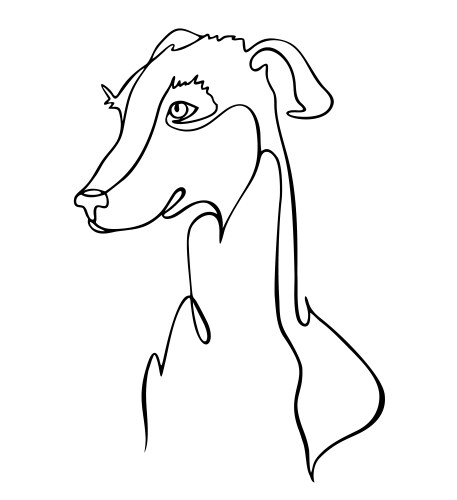 One Line Drawing Dog Vector Images (over 2,100)
