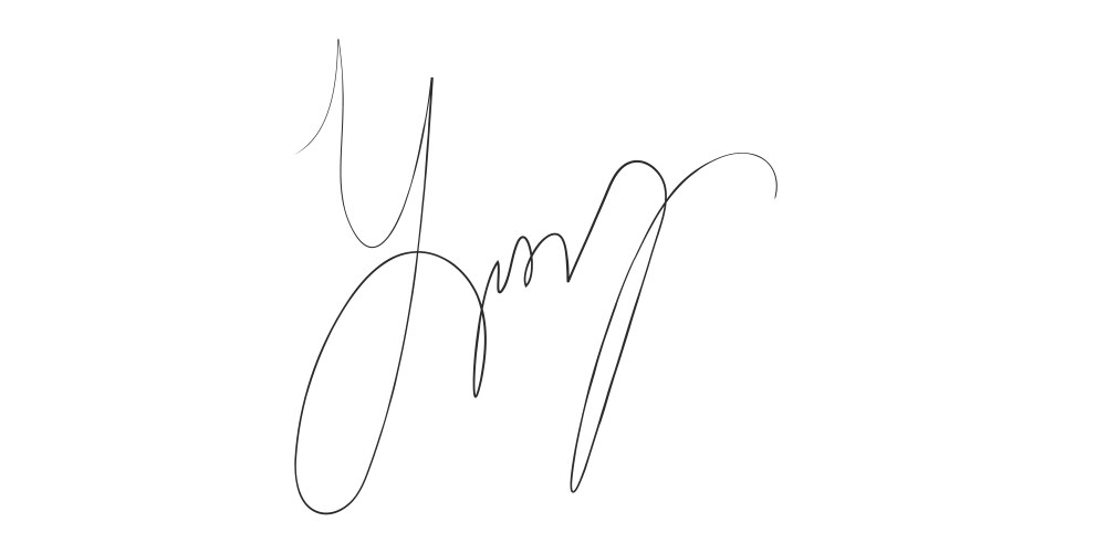 Hand drawn fake autograph sample Royalty Free Vector Image