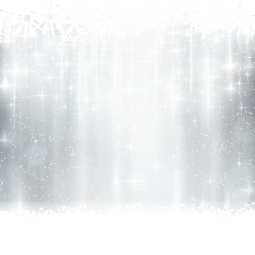 Silver snowflake background Royalty Free Vector Image