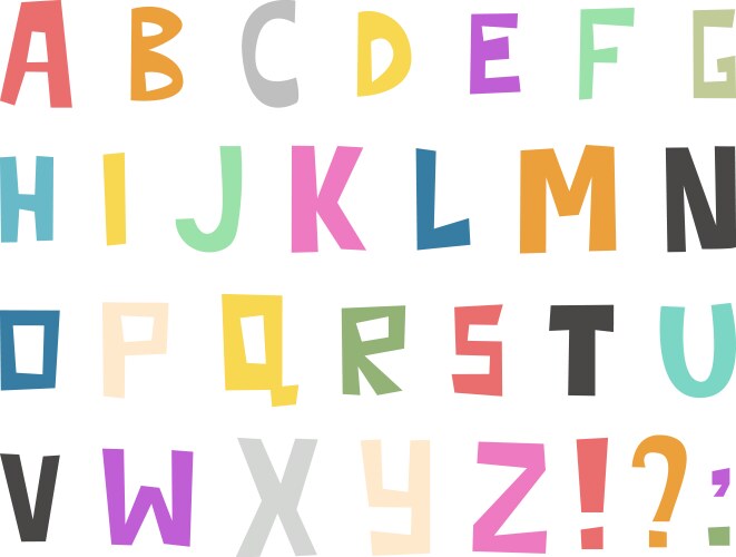 Alphabet Random Vector Images (over 1,600)