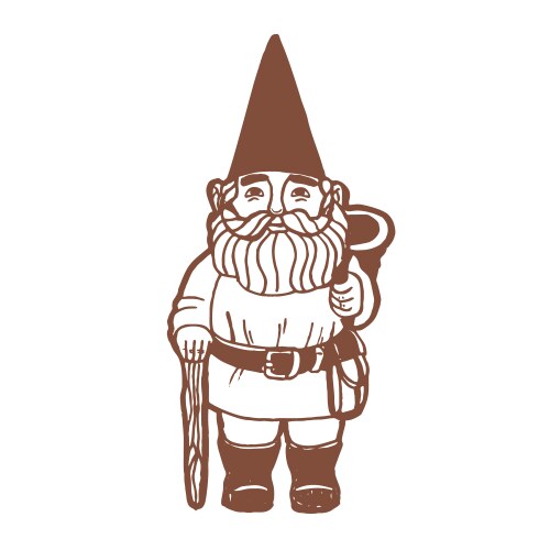 Gnome Outline Vector Images (over 2,100)