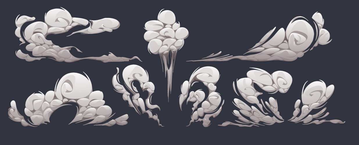 Cartoon explosion effect comic energy blast Vector Image